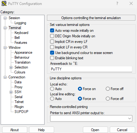 Solved: UART not receiving data when sent through putty ...