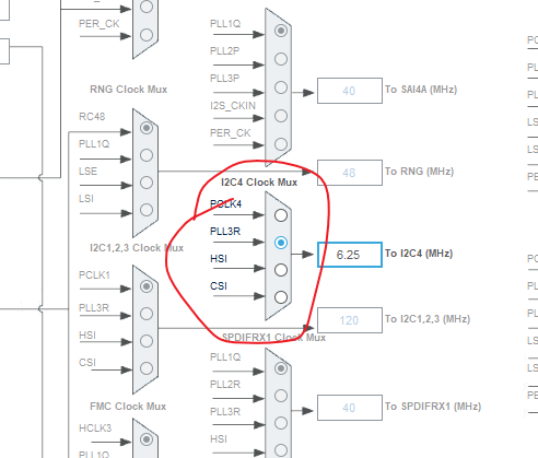 The clock configuration keeps getting an error。 - STMicroelectronics Community