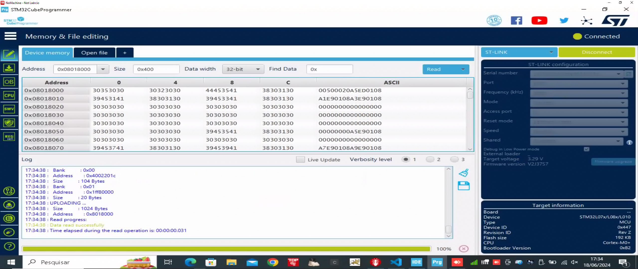 Stm32l072kz Firmware Update Stmicroelectronics Community 