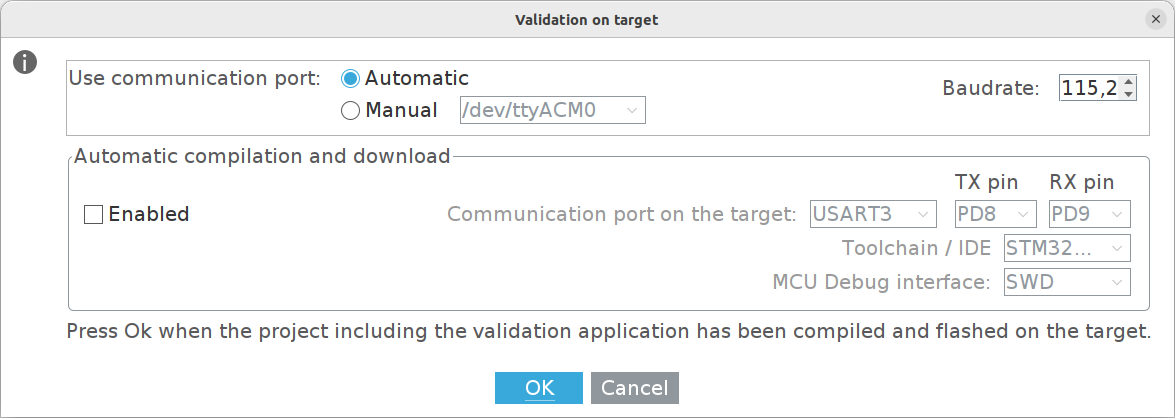 E801(HwIOError): Invalid firmware - COM2:115200 - STMicroelectronics Community
