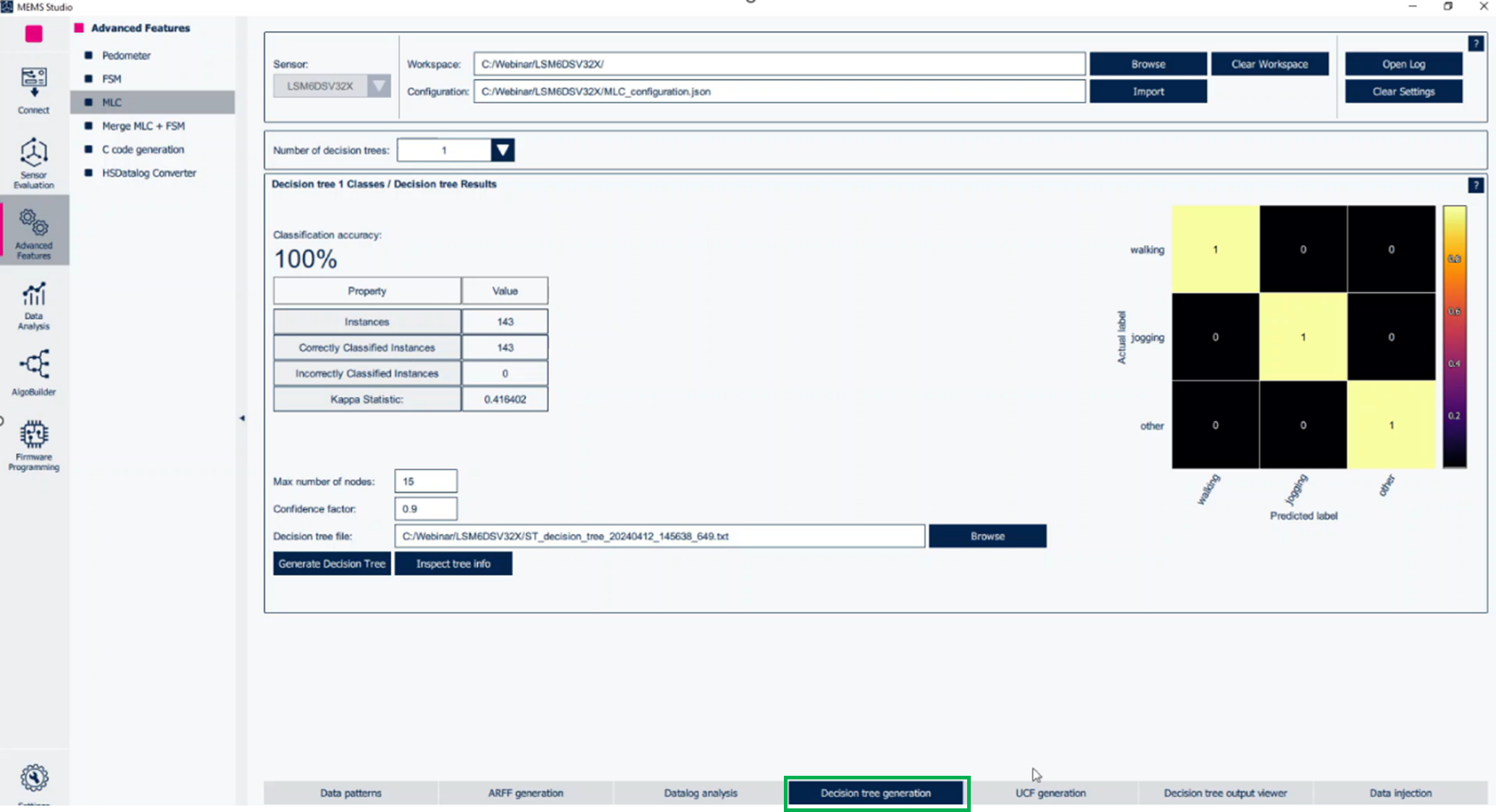 Exploring the configurable options of the new IMU ...