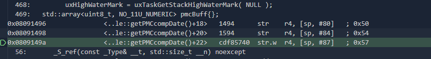 Hard Fault On Using Fmc Ram On Stm32h753 Stmicroelectronics Community