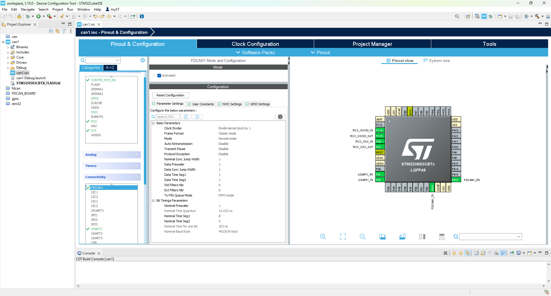 NUCLEO-H503RB: FDCAN communication issue - Page 3 - STMicroelectronics ...