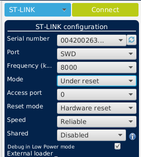 Solved: Can not connect STM32G030 to CubeProgrammer ...