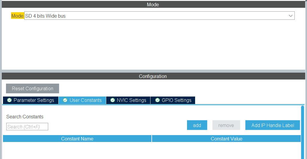 How to configure SD CARD via STM32CubeIDE - STMicroelectronics Community