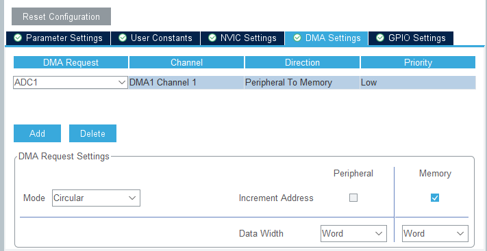 Solved: stm32l072 adc multi channel reading problem - STMicroelectronics Community