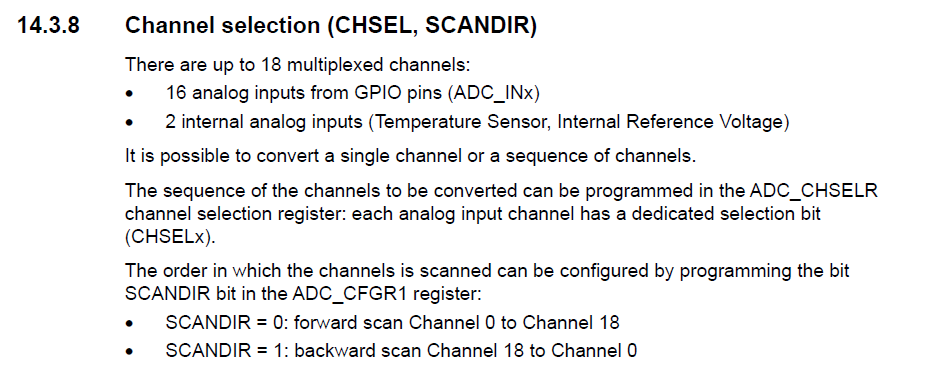Solved: stm32l072 adc multi channel reading problem - STMicroelectronics Community