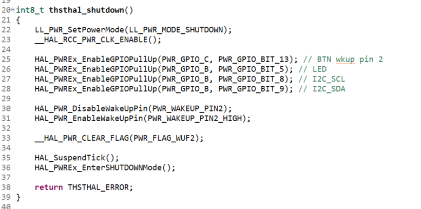 Stm32c031c6 Determine The Wakeup Source From Shut Stmicroelectronics Community