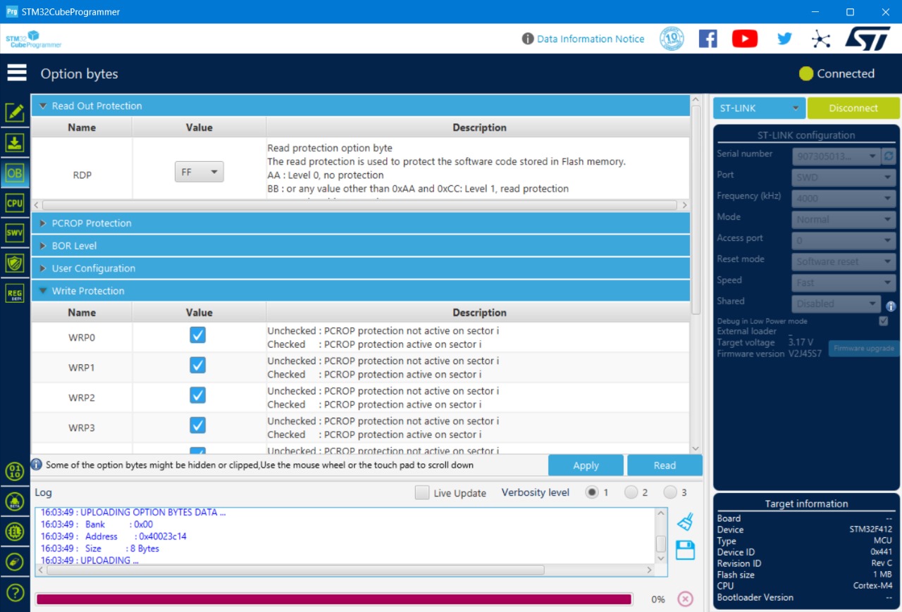 Problem on replacing MCU - STMicroelectronics Community