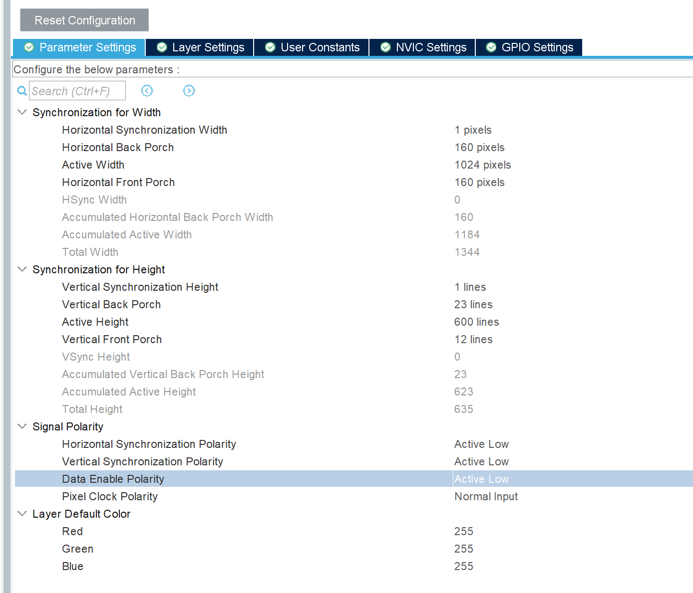 Solved Stm32h730zb Ltdc Rgb888 Some Output Not Contro Stmicroelectronics Community