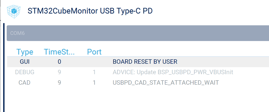 USBPD PDO Sink tab missing - STMicroelectronics Community