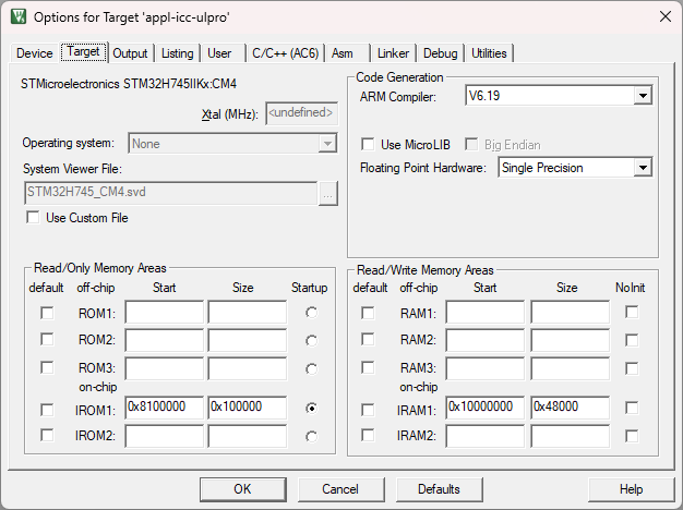 Solved: Performance of CM4 core of STM32H745 vs the CM4 of... - STMicroelectronics Community