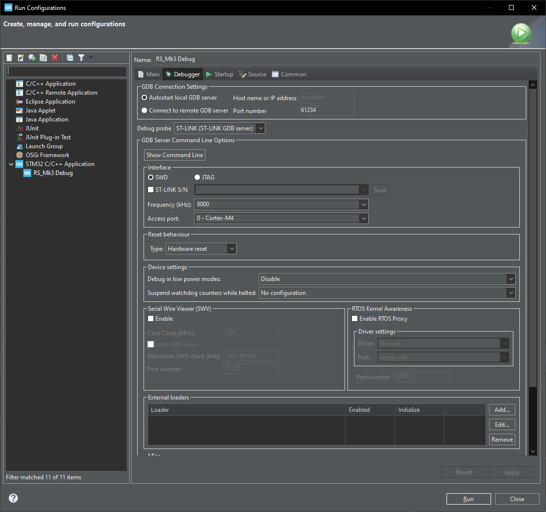 Stm32cubeprogrammer Flash Works Where Stm32cubeide Stmicroelectronics Community