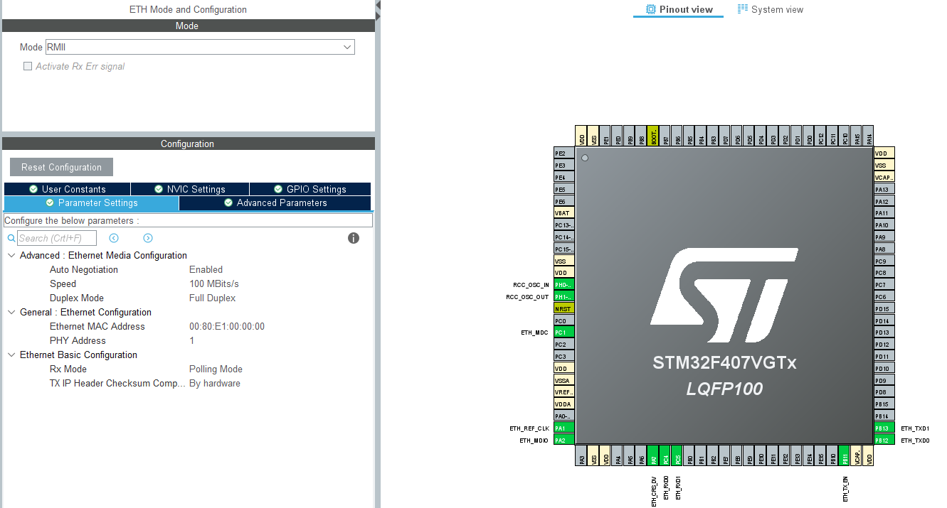 ETH PHY Address problem for old and new Cubeide - STMicroelectronics Community