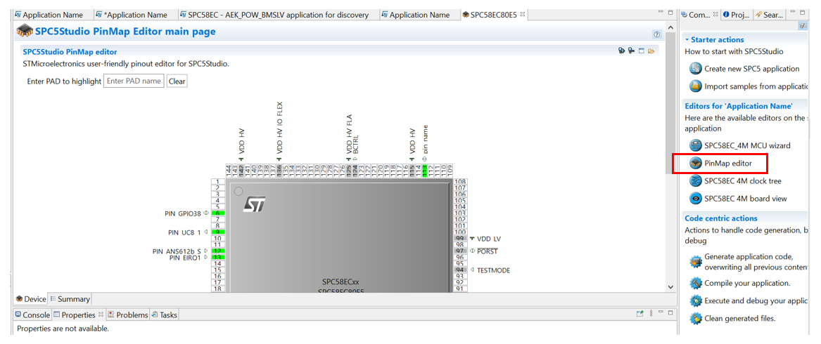 Solved: Pin mode question for SPC582B using SPC5 Studio ...