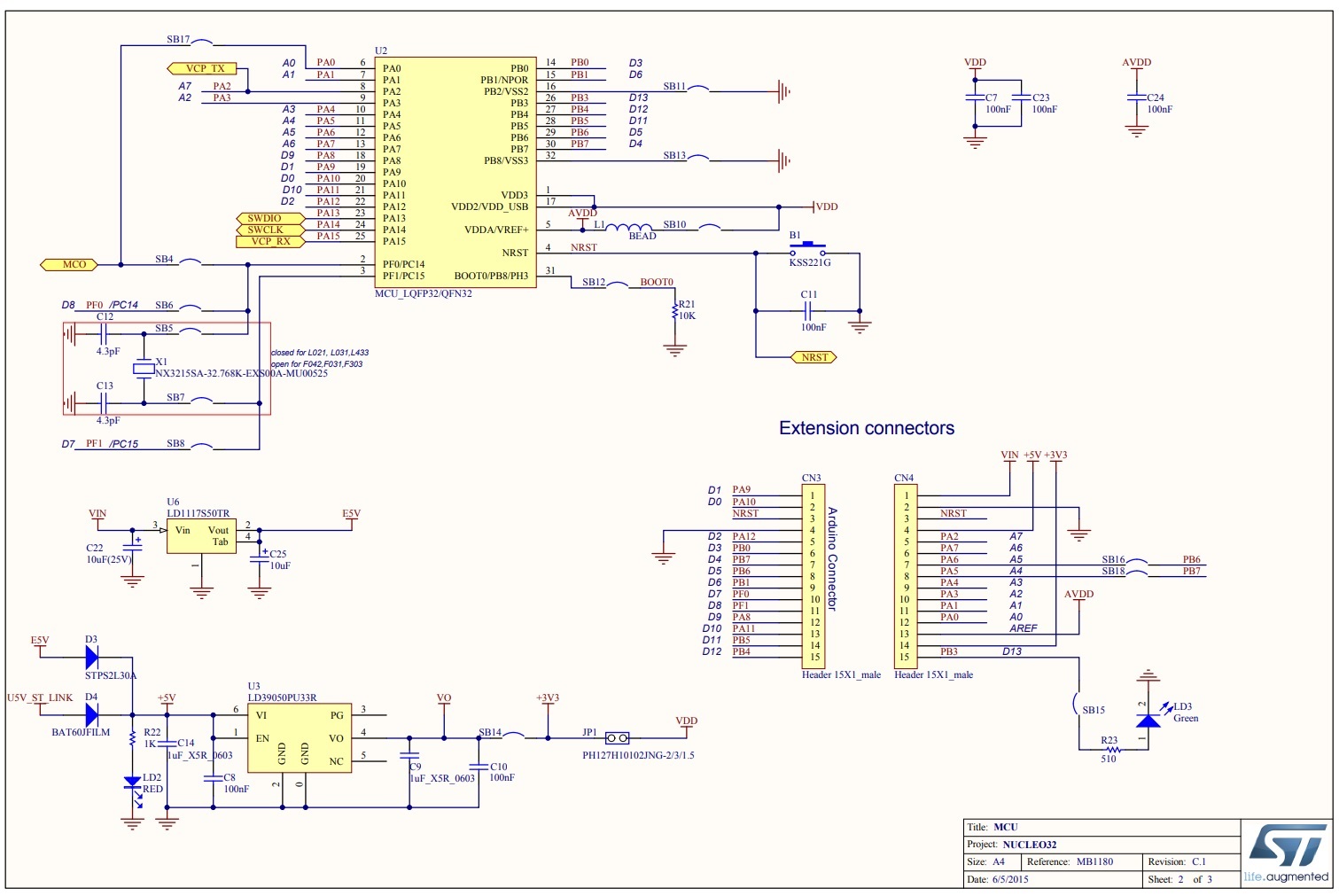 NUCLEO STM32F303K8 PA3 pin doesn't work for UART r... - STMicroelectronics Community