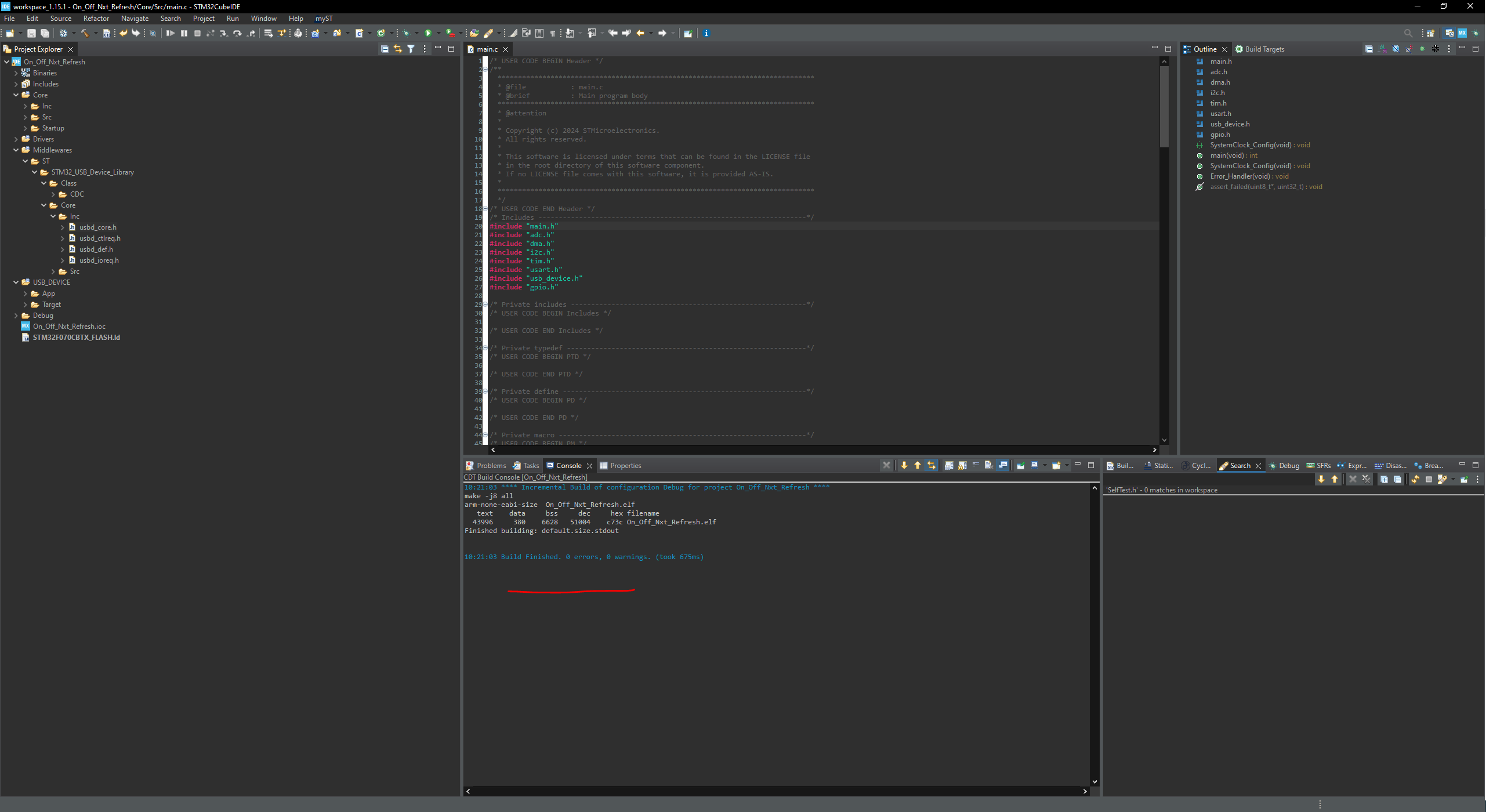 Getting Build Errors In Usb Middleware Library For Stmicroelectronics Community