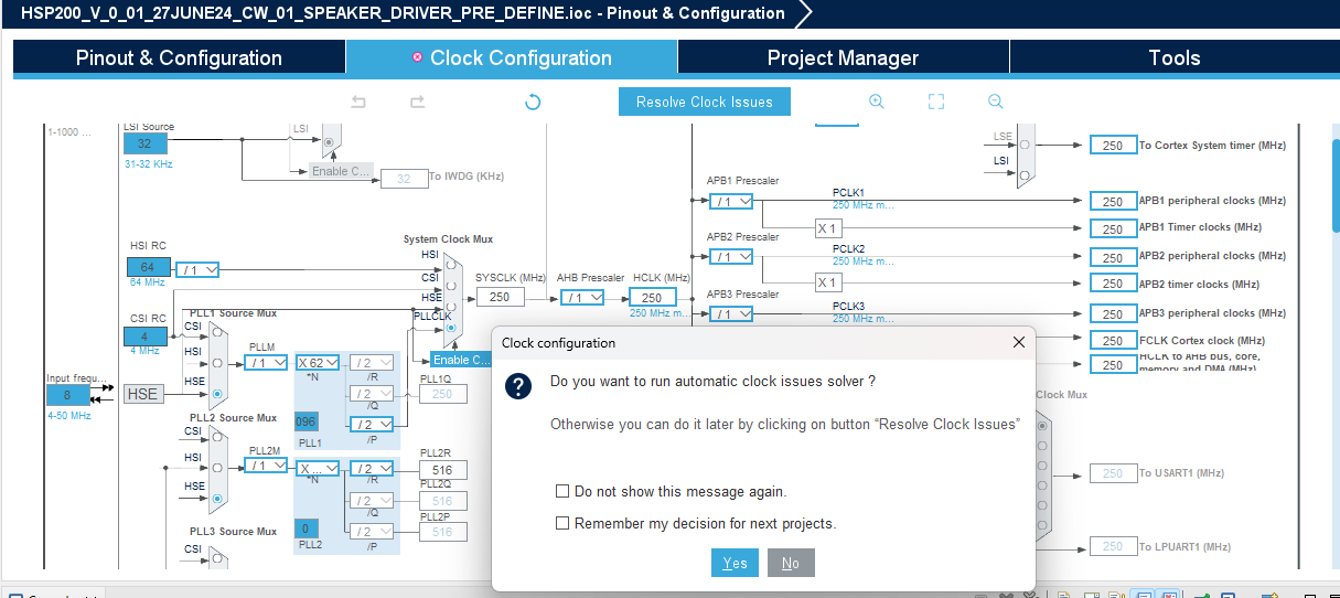 Dac Clock Configuration Issues Stmicroelectronics Community