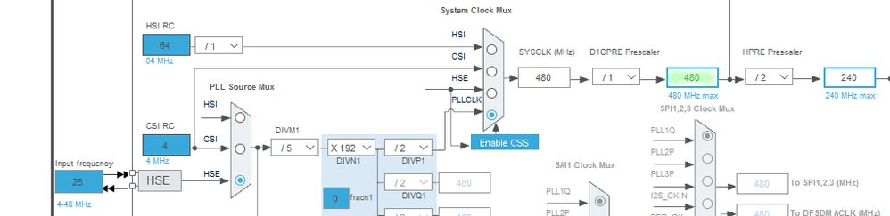 Solved: CubeMX won't allow me to set the max clock for bot ... Solved: CubeMX won't allow me to set the max clock for bot ...