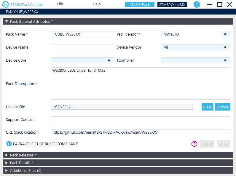 Stm32packetcreator Bug Stmicroelectronics Community 