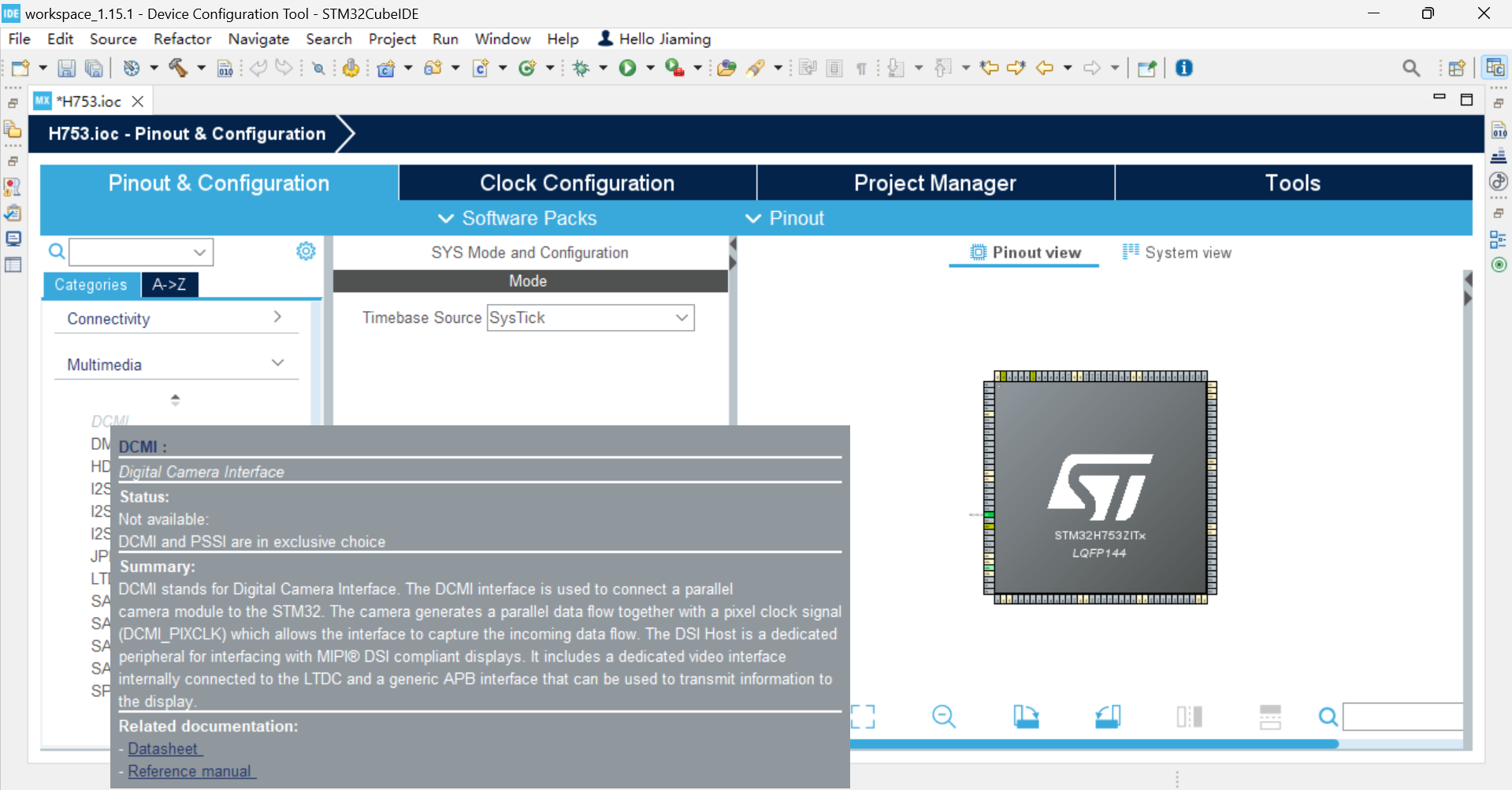 Solved Dcmi Cannot Be Used On The Latest Revision Cubeide Stmicroelectronics Community