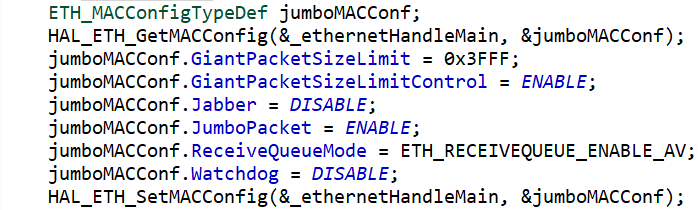 Solved: STM32MP13 - Jumbo Frames - Constrained MTU size pr... - STMicroelectronics Community
