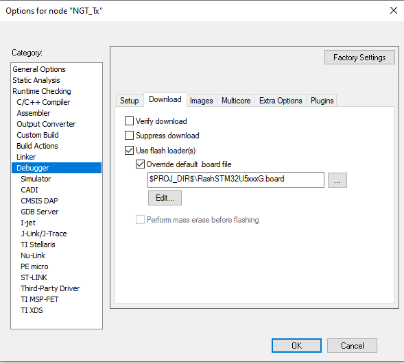 Solved Need Support To Program Stm32u5 Option Byte Using Stmicroelectronics Community