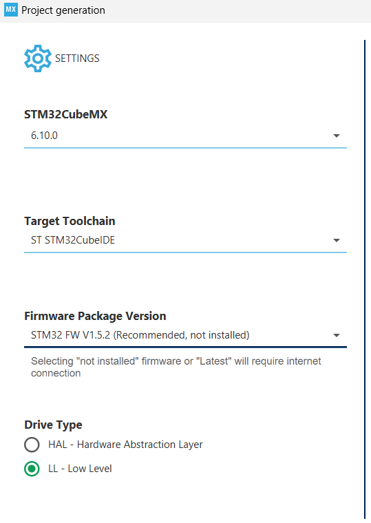 Solved: STSPIN32G4 Error in generated code - STMicroelectronics Community