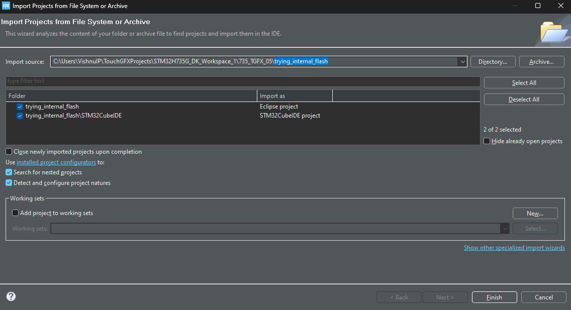 Solved: how to run STM32Cube.ioc at TouchGFX project? - STMicroelectronics Community
