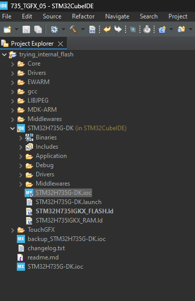 Solved: how to run STM32Cube.ioc at TouchGFX project? - STMicroelectronics Community