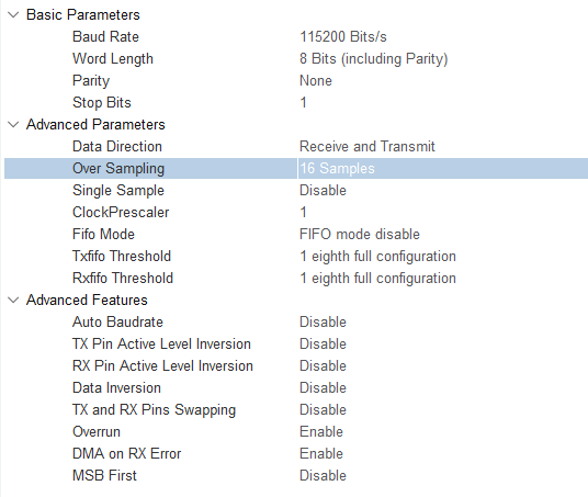 STM32 NUCLEO-H743ZI2 UART Baud rate mismatch probl... - STMicroelectronics Community