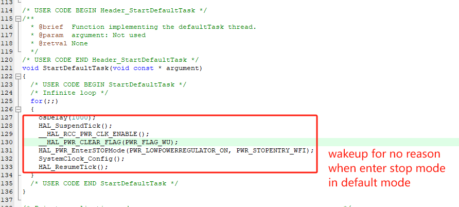 Stm32 Wakeup For Unknown Reason After Enter Stop Stmicroelectronics Community
