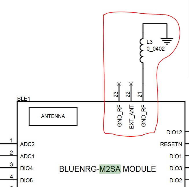Bluenrg M2sa Same Pins Different Functions Stmicroelectronics Community