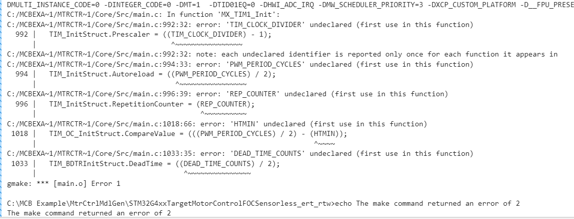 Solved Stspin32g4 Error In Generated Code Stmicroelectronics Community