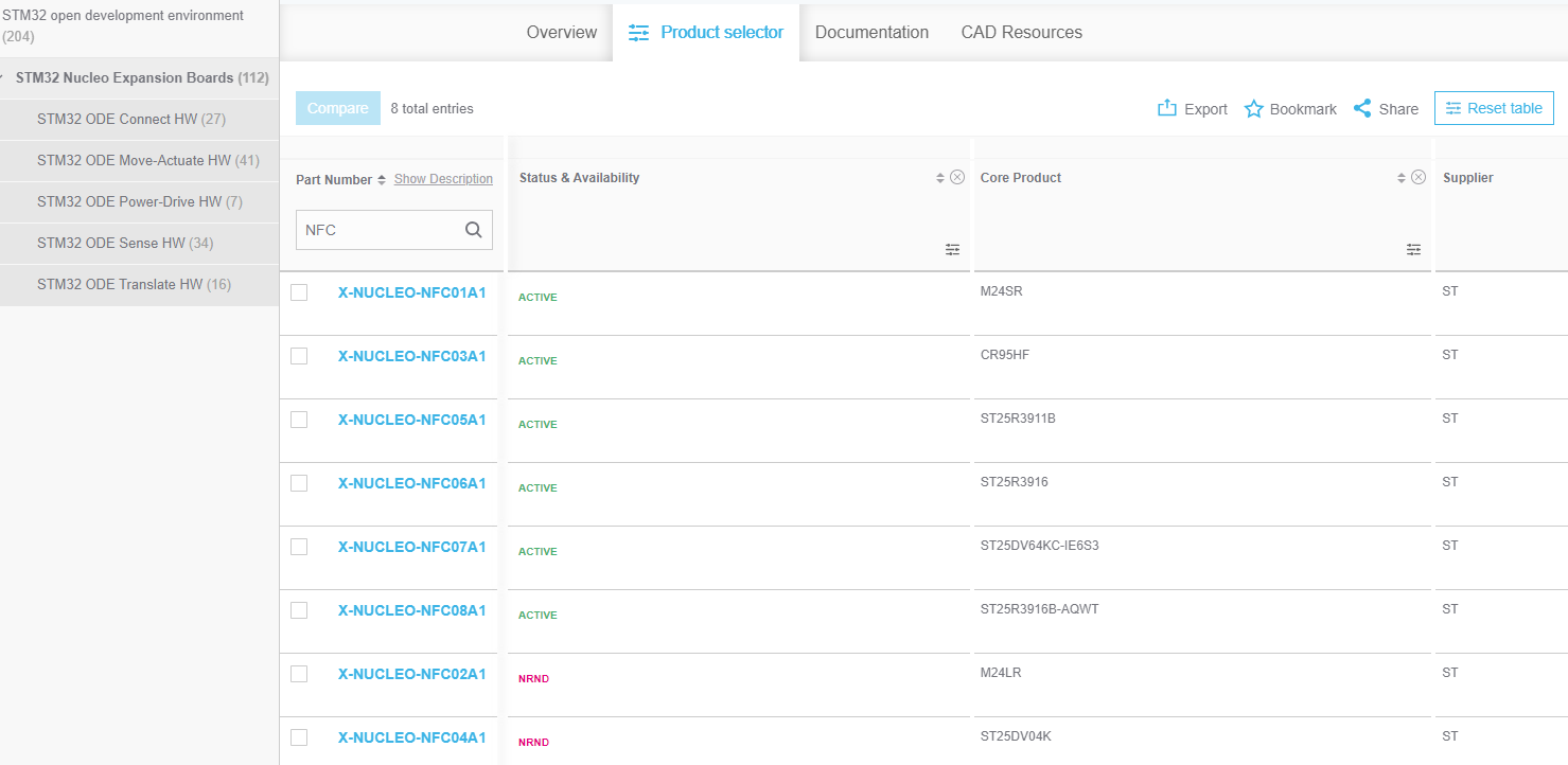 Solved: NFC07a1 UID reading Difficulties - STMicroelectronics Community
