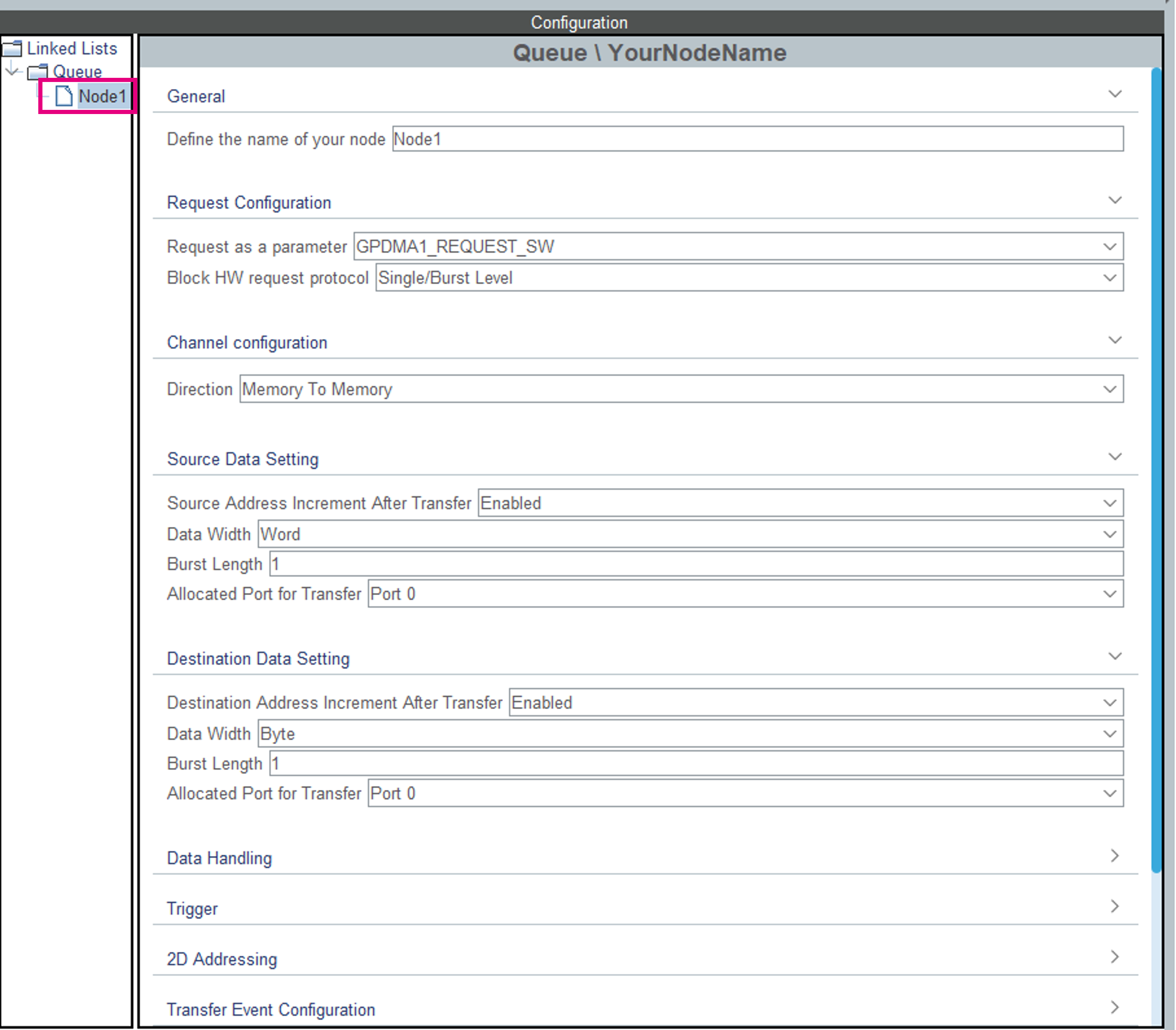 How To Configure The Linked List Mode In Stm32cube Stmicroelectronics Community 3880