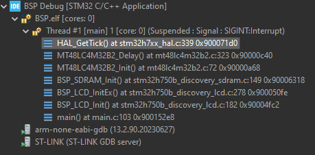 CPU is getting stuck in HAL_GetTick() for any exam... - STMicroelectronics Community