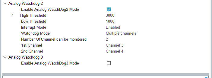 Analog watchdog configuration bug - STMicroelectronics Community