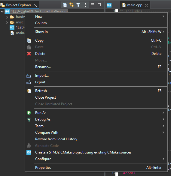 Import Existing Files Into Cube Project Stmicroelectronics Community