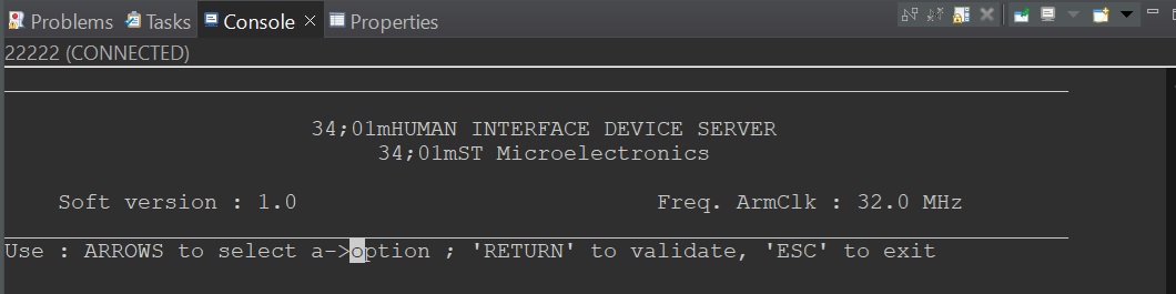 After Connecting Nucleo Wb55rg With Ble Hid Exampl Stmicroelectronics Community