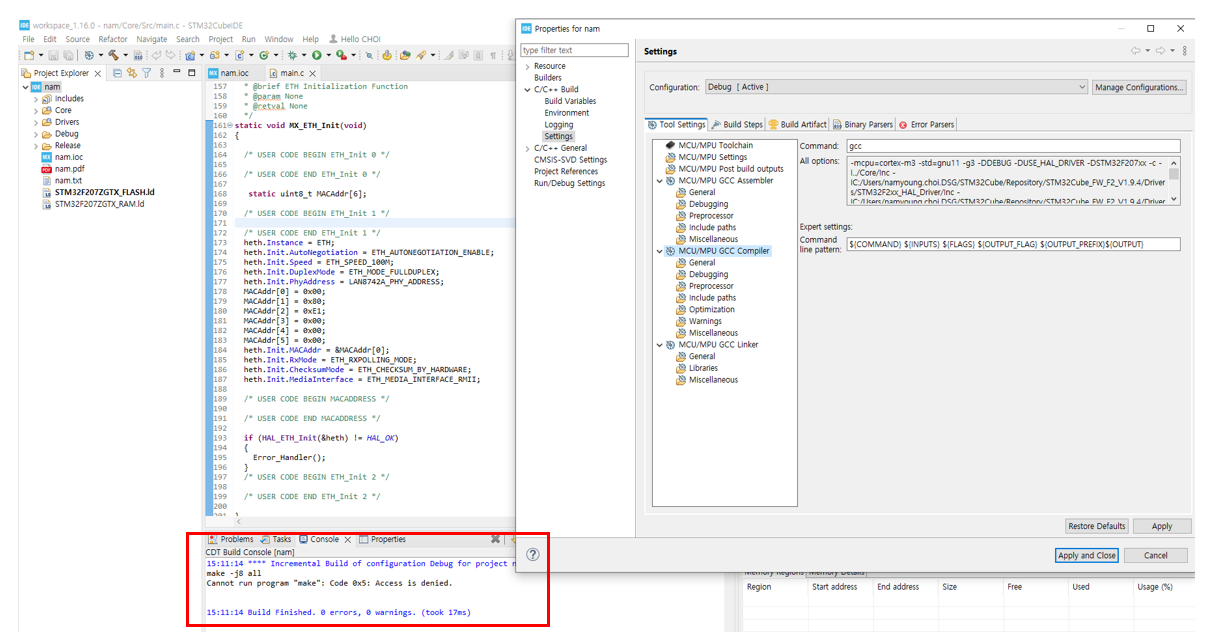 Stm32cubeide Compile Error Stmicroelectronics Community 1811