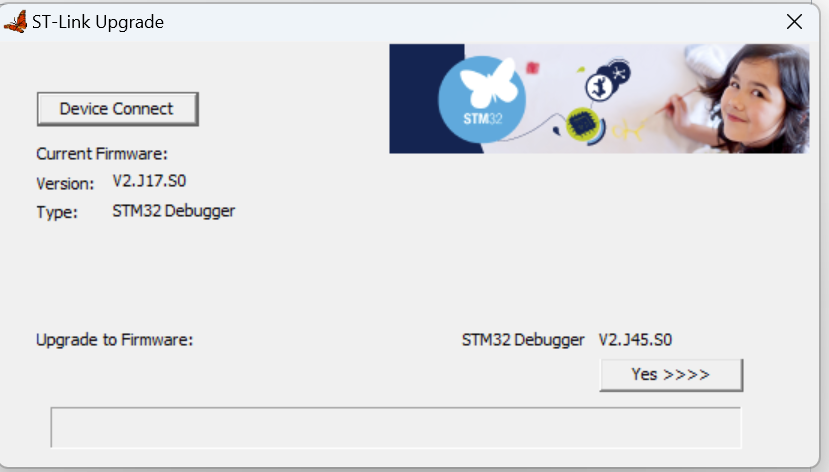Error trying to connect the board to my Laptop usi... - STMicroelectronics Community