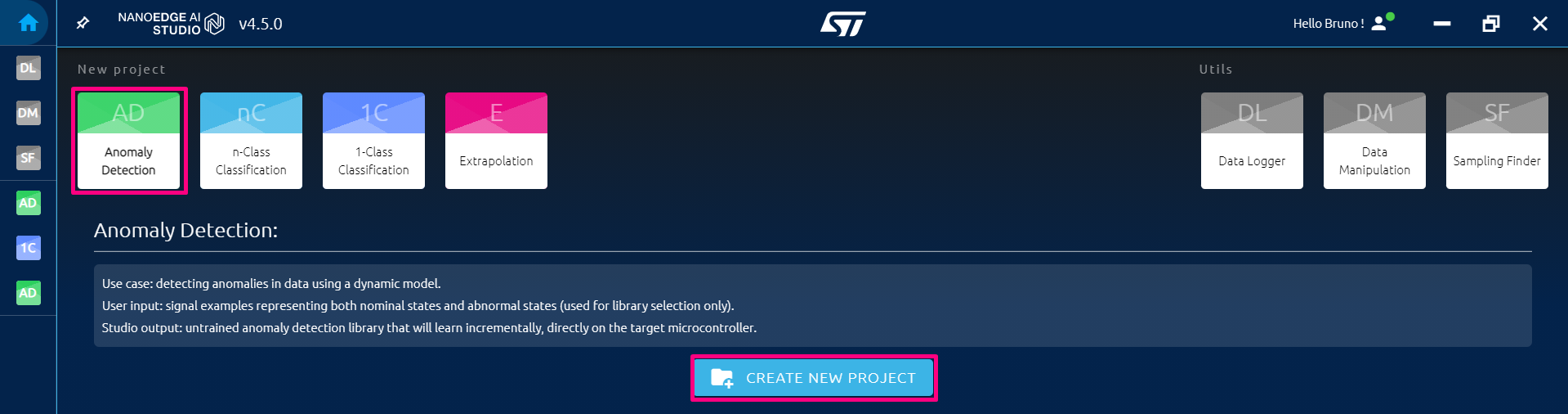 How to use NanoEdge AI Studio for anomaly detectio... - STMicroelectronics Community
