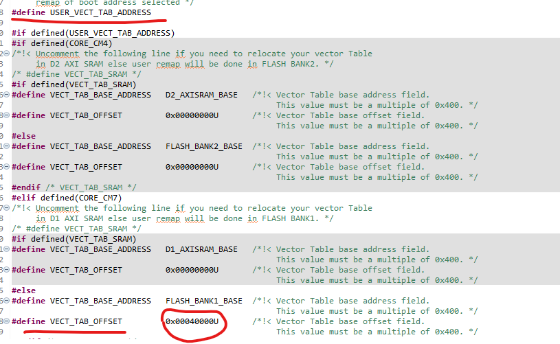 STM32H745 Dual Core bootloader application - STMicroelectronics Community