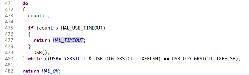 The Usb Can Not Init Ok And Error In Usb Devinit Stmicroelectronics Community