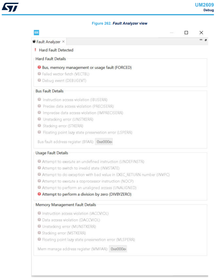 Solved Fault Analyzer No Hard Fault Info No Toolbar I Stmicroelectronics Community