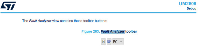 Solved Fault Analyzer No Hard Fault Info No Toolbar I Stmicroelectronics Community 