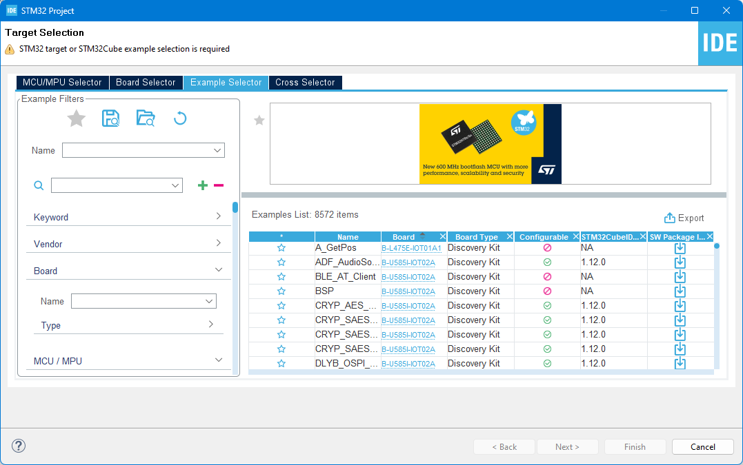 Solved Some Example Projects Don T Use Ioc File Stmicroelectronics Community