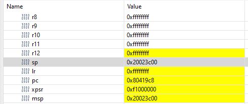Carving out HardFault error storage location in hi... - STMicroelectronics Community