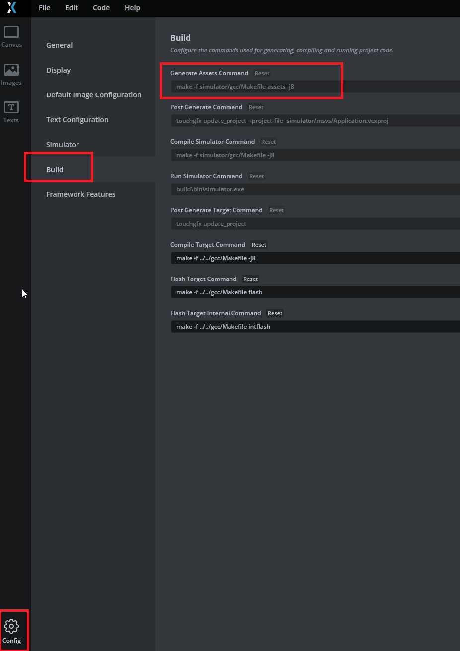 Solved: TouchGFX Designer No File Specified Error - STMicroelectronics Community